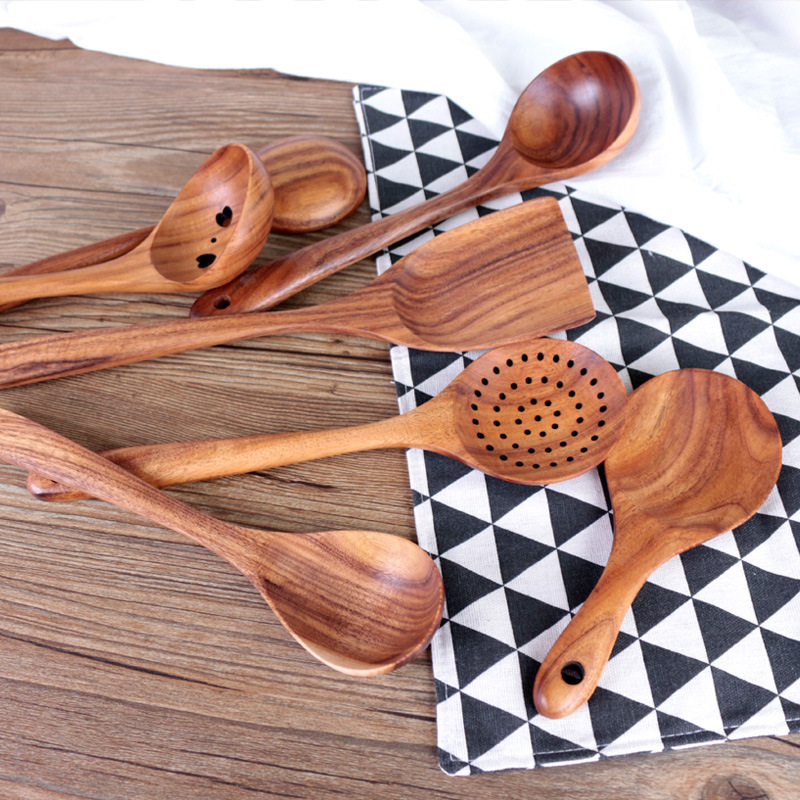 Simple solid wooden utensil set | Utensil Manufacturers