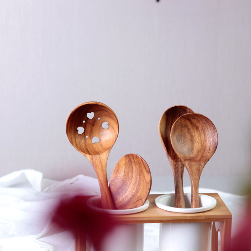 Simple solid wooden utensil set | Utensil Manufacturers