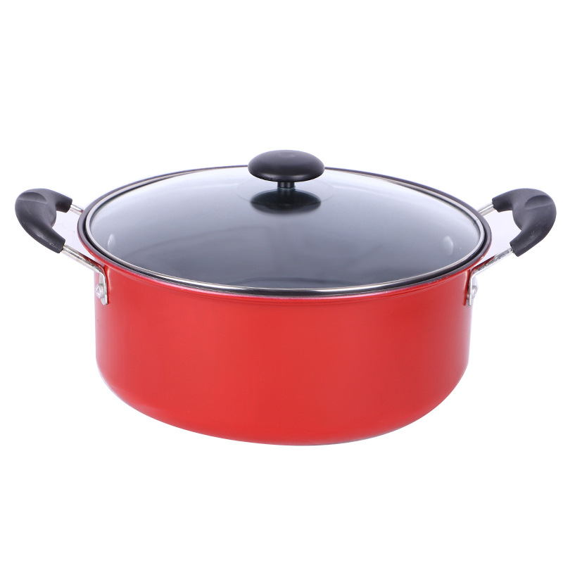 Five-piece set of red non-stick cookware | Utensil Manufacturers